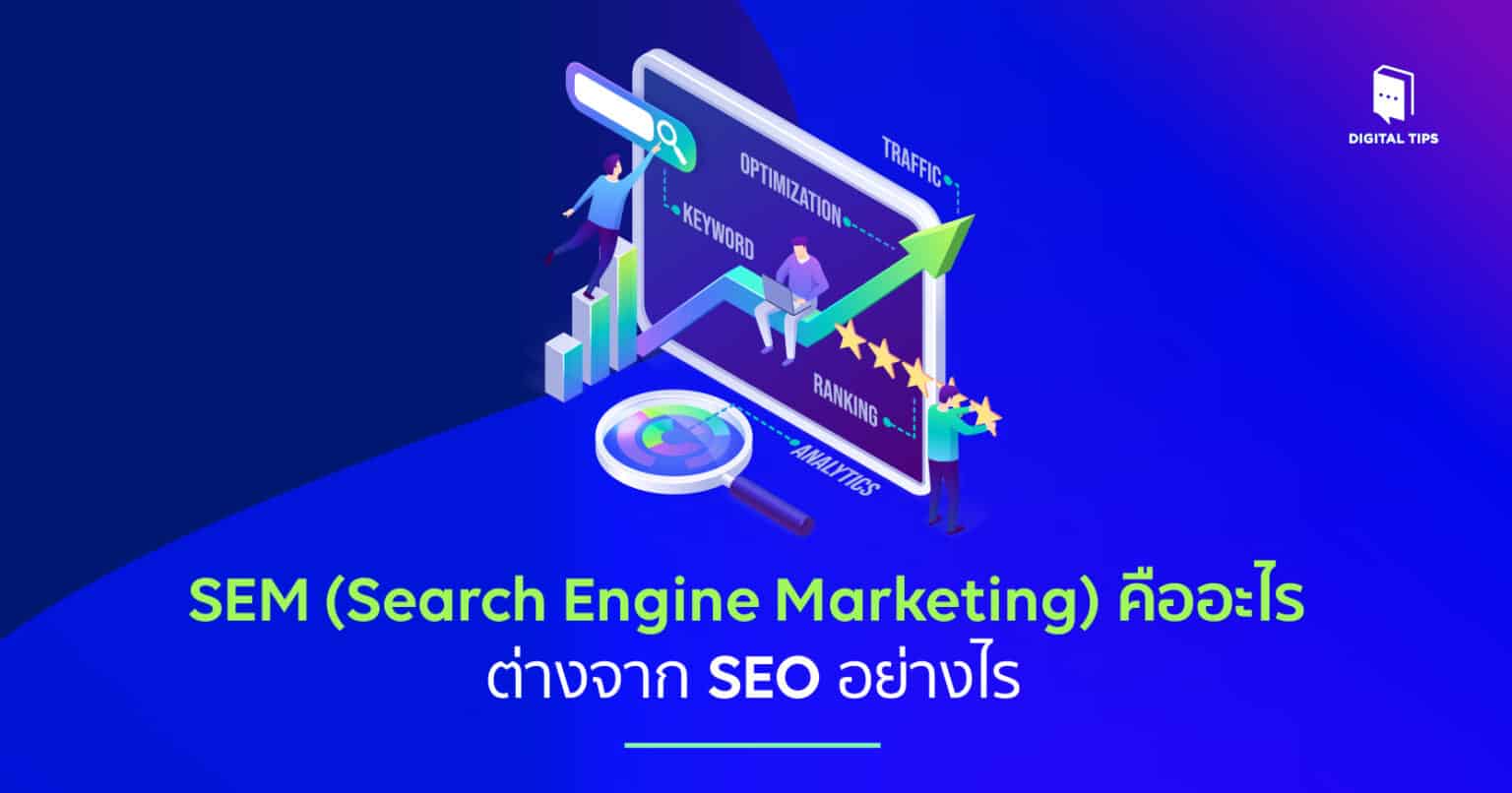 SEM (Search Engine Marketing) คืออะไร ต่างจาก SEO อย่างไร