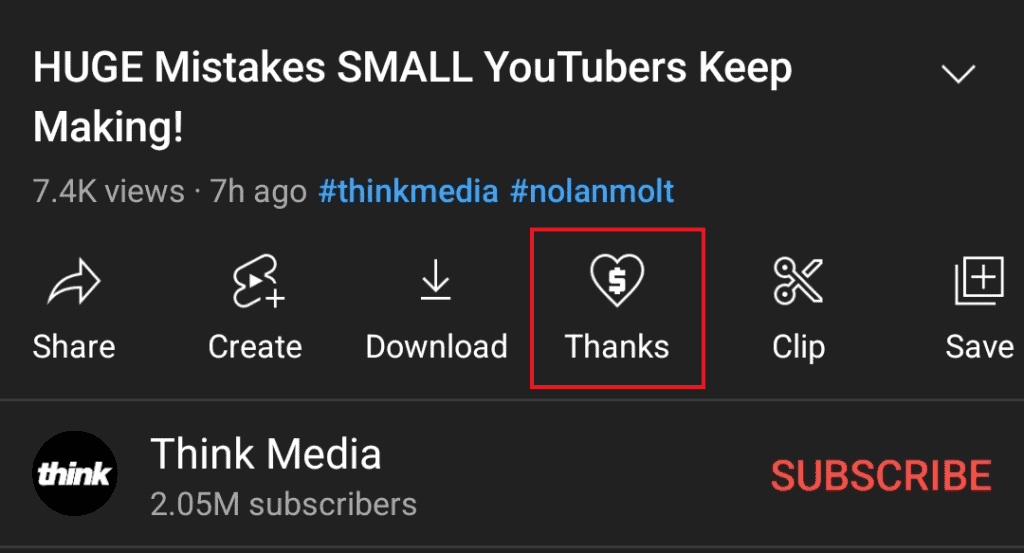 รู้จักปุ่ม Super Thanks ฟีเจอร์พิเศษสำหรับสายเปย์บนยูทูป