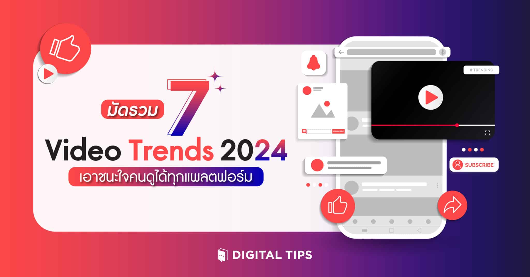 มัดรวม 7 Video Trends 2024 เอาชนะใจคนดูได้ทุกแพลตฟอร์ม